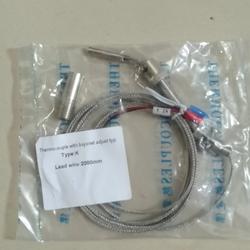 Jual thermocouple tipe K probe sensor model kabel fiberglass - kabel 2 ...