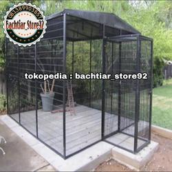 Jual KANDANG AVIARY BESI OUTDOOR / AVIARY MINI / KANDANG BURUNG MODEREN ...