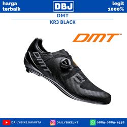 Jual Sepatu cleat shoes roadbike DMT KR3 black original - Jakarta ...