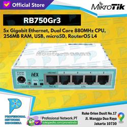 Jual Mikrotik RouterBoard RB750Gr3 (hEX r3) - Jakarta Pusat - Gudang ...