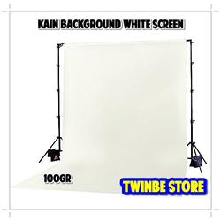 Jual Kain Background Putih White Screen / Kain Backdrop Studio Putih ...