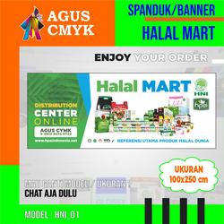 Jual BHM03 Spanduk Banner Halal Mart HNI 60x160cm - Kota Medan - DijitalCODE | Tokopedia