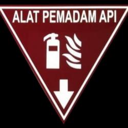 Jual RAMBU APAR /SEGITIGA APAR UKURAN SISI 35CM (STANDAR PERMENAKER ...