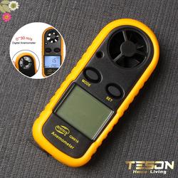 Jual Digital Anemometer Pengukur kecepatan angin thermometer Anemo ...