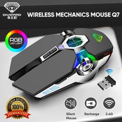 Jual Divipard Mouse Wireless Gaming Charging Honey Comb Q13 RGB Mode ...