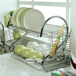 Jual VITCO 2 Tier Dish Rack Pull Out / Rak Piring Lemari Dapur 2 ...