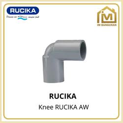 Jual Fitting sambungan pipa pvc ELBOW knee knie 90 dgr RUCIKA AW 1/2" 3/4" - 1/2" - Kota ...