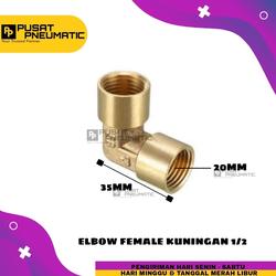 Jual Female Elbow Kuningan 1/2" Onda / Fitting Knee Drat Dalam Onda - Kota Tangerang - Grand ...