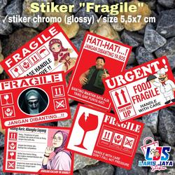 Jual Stiker Fragile Lucu / Label Stiker Jangan Di Banting / Pecah Belah ...
