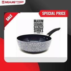 Promo Maxim Neostone Wajan Ceramic Anti Lengket 24cm Deep Wok Wajan Cekung - Kab. Bekasi - Maxim ...