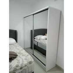 Jual lemari pakaian pintu kaca custom - Jakarta Timur - Hafko interior ...