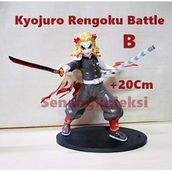 Jual Kyojuro Rengoku DXF Kimetsu No Yaiba Action Figure Demon Slayer ...