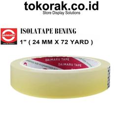 Jual Lakban Daimaru Tape Isolasi Selotip Bening 1 inch / 24 mm x 72 Yard - Jakarta Utara ...