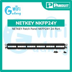 Promo Panduit Netkey Patch Panel 24-Port Cat6 NKFP24Y + 24 Pieces ...
