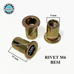 Jual mur rivet nut m6 besi putih.nut rivet m6 putih - Jakarta Barat ...