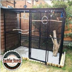 Jual KANDANG KAYU/BESI AVIARY TAMAN HEWAN KELINCI KUCING BURUNG AYAM ...