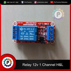 Jual Relay Module 1 Channel 5V 12V 24V Supports High and Low Trigger ...