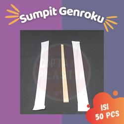 Promo SUMPIT KAYU GENROKU/CHOPSTICK STERIL BUNGKUS FULL KERTAS HIGH ...