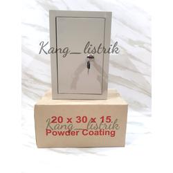 Jual box panel listrik 20x30x15 metal indoor full 1mm pabrikan merk ...