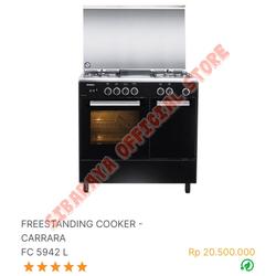 Promo MODENA Freestanding Cooker - FC 5942 S Cicil 0% 3x - Kota ...