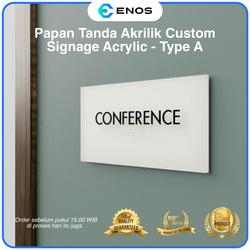 Jual Custom SIGNAGE Acrylic Papan Sign Tanda Akrilik BEBAS MURAH CEPAT ...