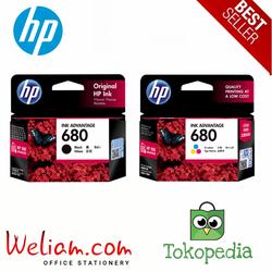 Jual Tinta Printer HP Original 680 Hitam Black Cartridge Asli - Tri ...