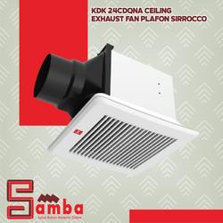 Promo Ceiling Exhaust Fan Plafon Cerobong Sirocco KDK 24CDQNA 24 CDQNA ...