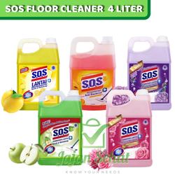 Promo SOS Floor Cleaner 4 Liter Pembersih Lantai - Floral Blossom ...