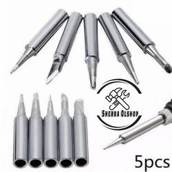 Jual Set 5 in 1 Mata Solder Station Tool 936 936A 900M 908S Ujung Tip Head - Black Head - Kota ...