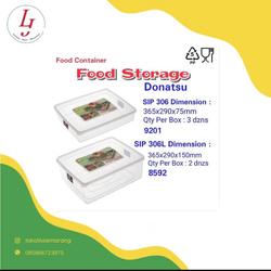 Jual Shinpo Tempat Donat plastik KOTAK DONAT Donatsu SIP 306 L - TANPA ...