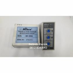 Jual Under & Over Voltage Relay MIKRO MX200A-380 - Jakarta Barat - DnK ...