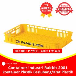 Jual Container Box / Keranjang Plastik Industri Rabbit 2004 - Biru ...