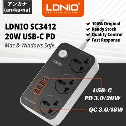 Promo LDNIO Stop Kontak Power Socket Colokan Listrik USB C Fast Charging - SC5415 - Kab ...