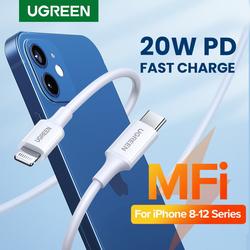 Jual UGREEN Kabel Data iPhone MFi USB Lightning Dan USB Type C To Lightning - USB-C 60759 1M ...