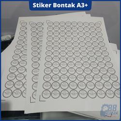 Jual Cetak Sticker Bontak A3+[Bisa Satuan] Stiker Kemasan Label - Kota ...