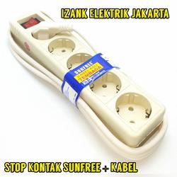 Jual Stop Kontak Colokan 2 3 4 5 Lubang Panjg Kabel 1,5M 3M 5M Kuningan SNI - 5M 5Lubang - Kota ...