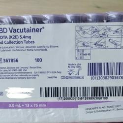 Jual BD VACUTAINER EDTA / BD EDTA TUTUP UNGU UKURAN LENGKAP / TABUNG ...