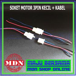 Jual Socket Motor 3 Pin Kecil / Soket Konektor Kabel 3 Pin Warna (Set ...
