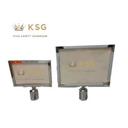 Promo Standing Sign Frame Stainless Papan Tiang Antrian - Black ...