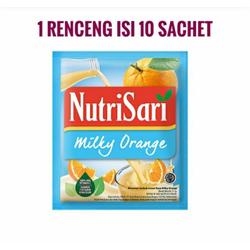 Jual Nutrisari All variant 11 g isi 10 Sachet/Pack - Milky Orange ...