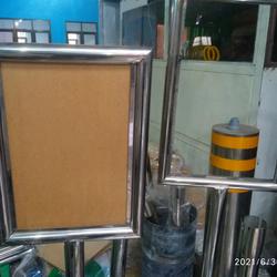 Jual Standing Display A4/Tiang Poster stainless req lanscape - Kab ...