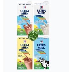 Jual Susu Ultra Milk 1 Liter - UHT Coklat Full Cream Putih Low Fat ...