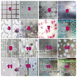 Jual Stiker Pintu Kaca Film Jendela Buram Putih Hitam Sandblast Sticker ...