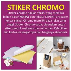 Jual Cetak sticker/stiker Cromo A3+ - 4.5x4.5 - Jakarta Selatan - snapy ...
