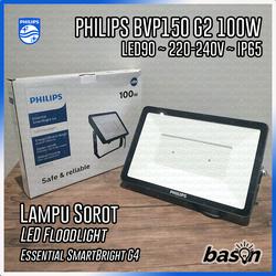 Promo PHILIPS BVP150 200W 200Watt 220V LED Flood Light - Lampu Sorot IP65 - Netral White ...