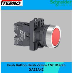 Promo Schneider Electric Push Button Flush 22mm 1NC Merah - XA2EA42 ...