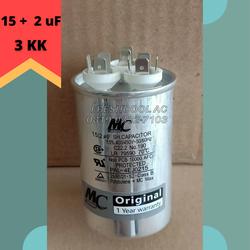 Jual KAPASITOR AC / CAPACITOR AC LG 3 KAKI 40/2 uF (MERK MC) 40/2 MIKRO - Jakarta Utara ...