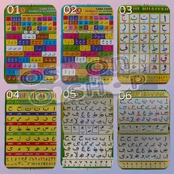 Jual poster edukasi anak belajar tajwid diagram infografis mengaji ...