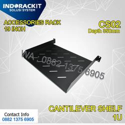 Jual Cantilever Shelf 1U Flat Ambalan Tatakan Rak Server Depth 350mm : CS02 - Jakarta Pusat ...