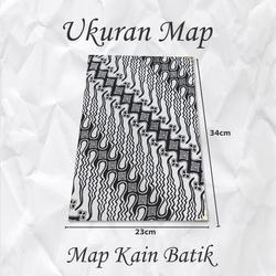 Jual MAP KERTAS STOP MAP BATIK FOLIO F4 TEBAL PREMIUM MAP ARSIP DOKUMEN ...